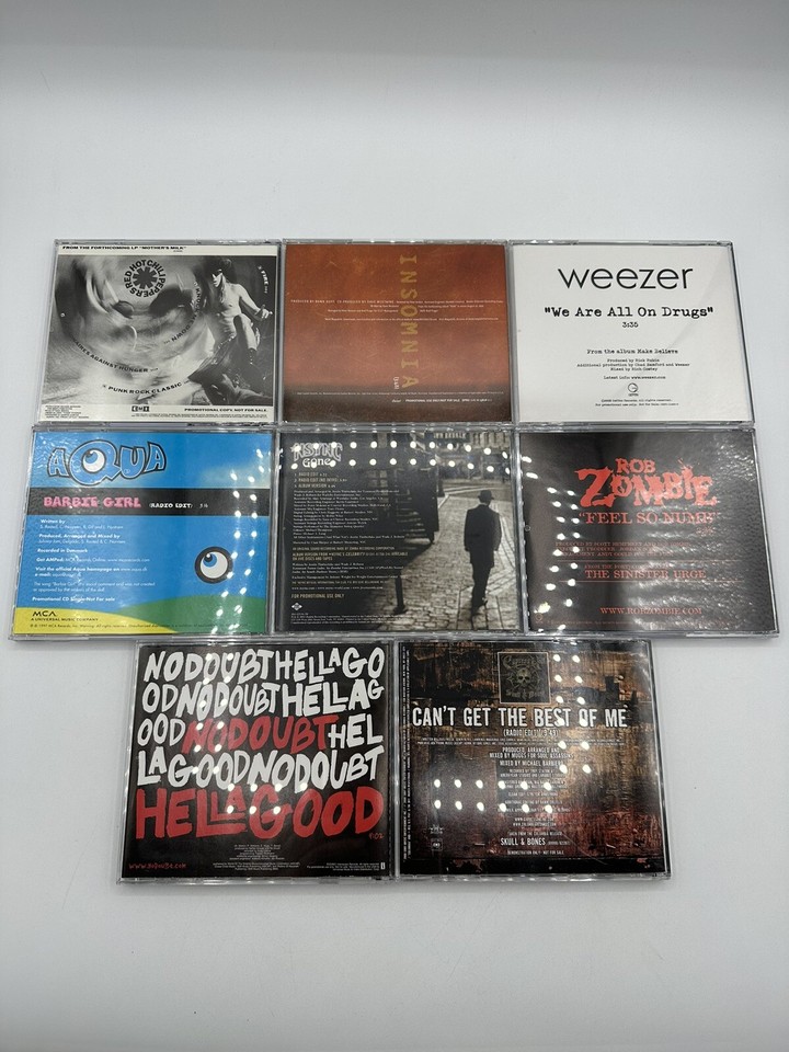 28 Promo CDs Single Collection Rare Mostly Singles Clean Discs Read ...