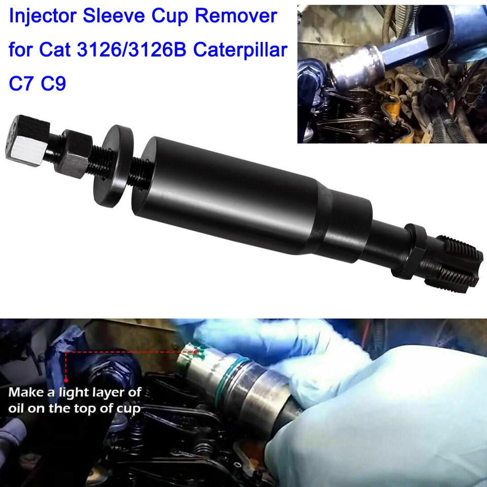 Injector Sleeve Cup Removal/Installer Tool Kit For CAT Caterpillar ...