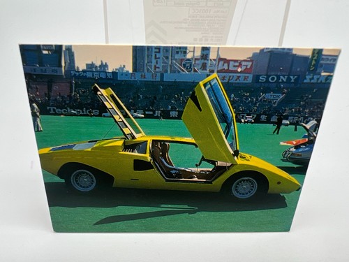 LAMBORGHINI COUNTACH LP400 Super car card Japanese Vintage Rare F/S | eBay
