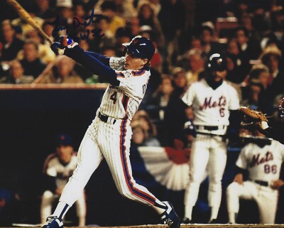 Lenny Dykstra Autographed Signed 8x10 Photo - Mets 1986 WSC Phillies ...