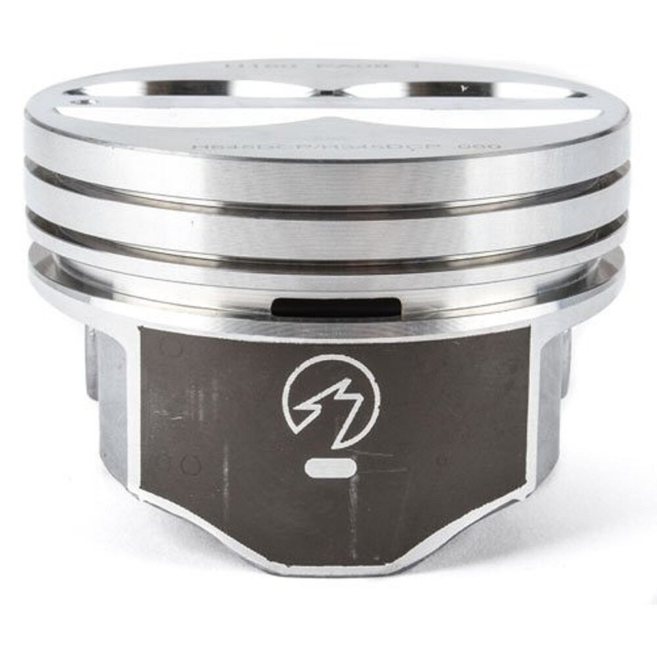 Pistons and MOLY Rings Combo kit compatible with Chevrolet SBC SB 350 5 ...