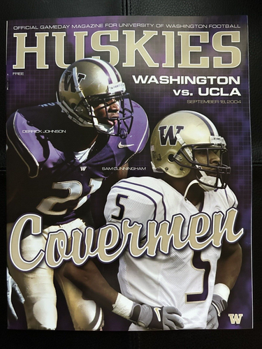 September 18, 2004. NCAA Football Program Washington Huskies VS UCLA ...