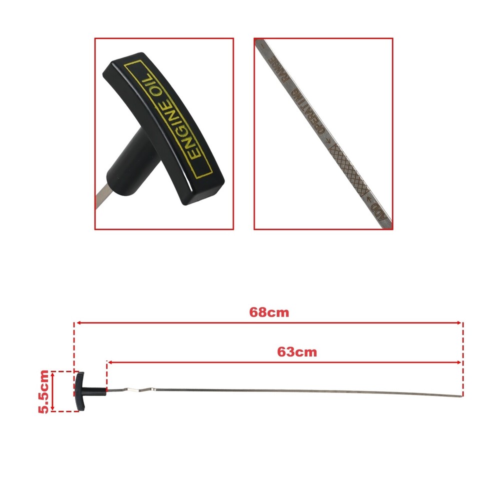 Engine Oil Fluid Dipstick Fits for 1994-1996 Ford F-250 F-350 F4TZ-6750 ...