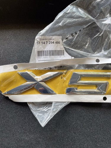 New BMW X5 boot badge rear emblem 2013-2018 | eBay