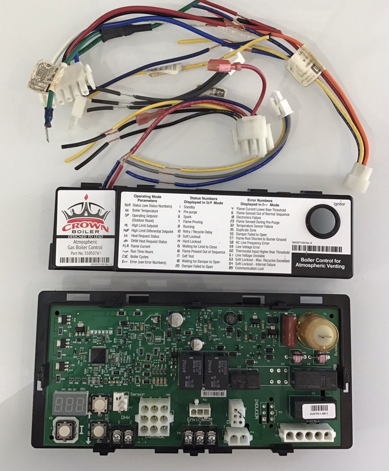 AWR105ENSZ2PSU 3505076 Crown water Boiler OEM control board Y | eBay
