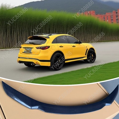Carbon Rear Tail Trunk Spoiler Wing Lip Trim For Infiniti FX35 FX37 ...