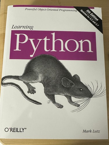 Learning Python : Powerful Object-Oriented Programming by Mark Lutz 5th edition 9781449355739 | eBay