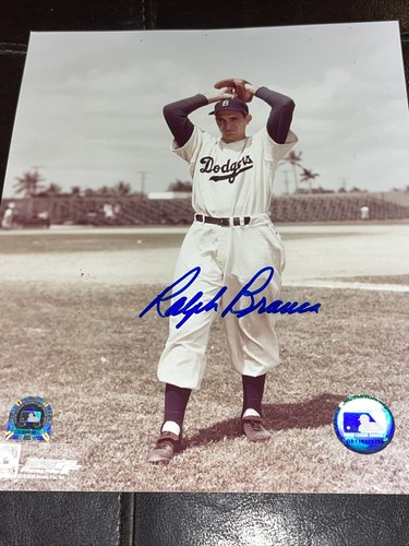Ralph Branca Autographed Signed 8x10 Los Angeles Dodgers MLB ...