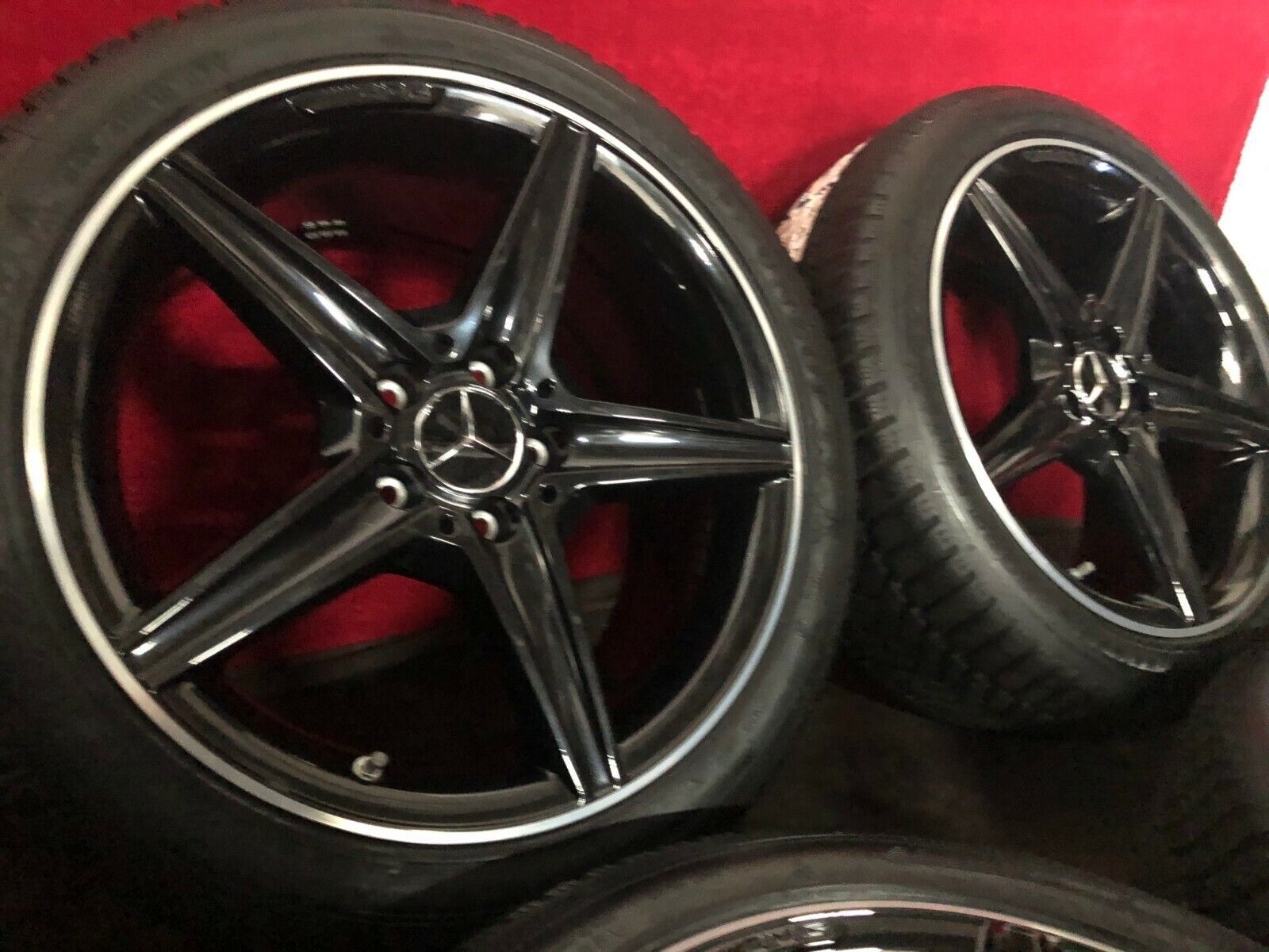 Orig. AMG Rims 18 " Dunlop Winter Tyre Mercedes C Class W205 S205 ...