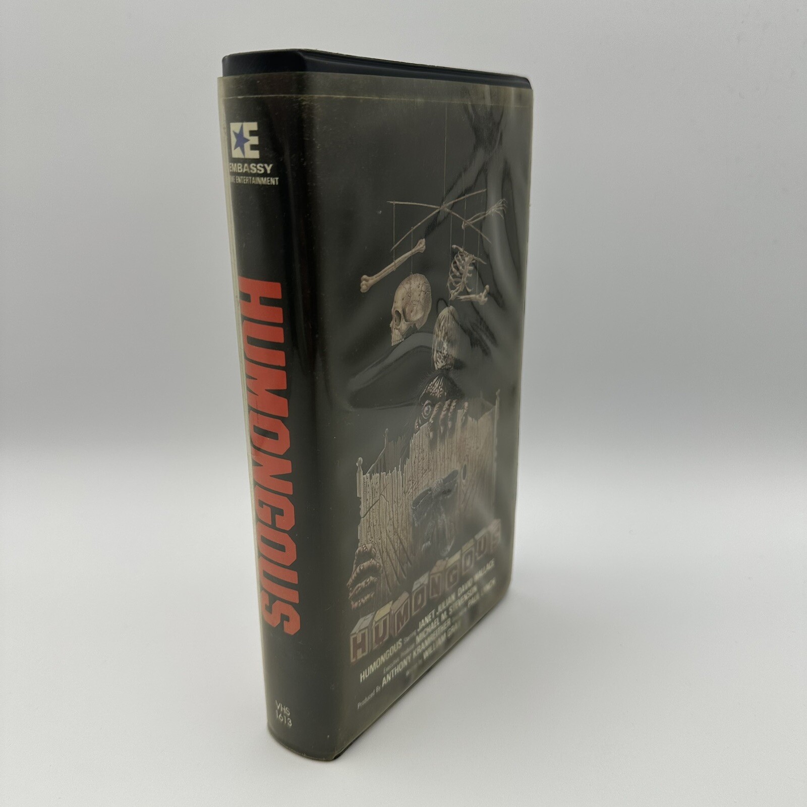 Humongous VHS Clamshell 1982 Embassy Home Ent. Paul Lynch John Wildman ...