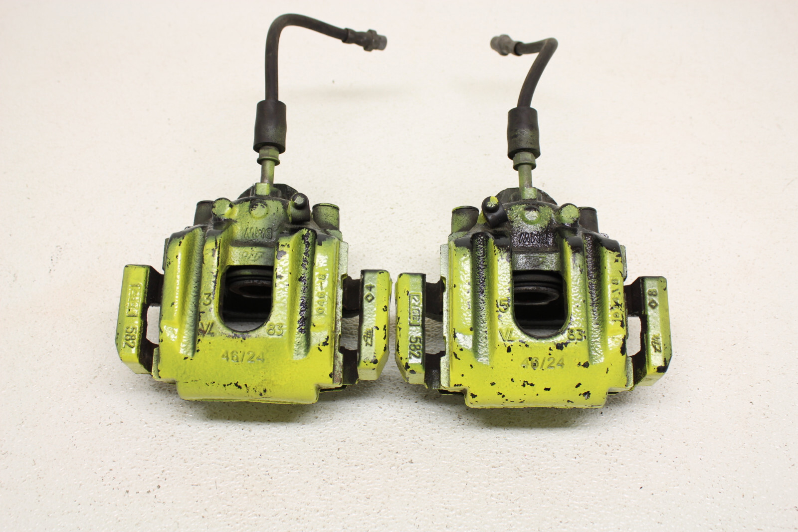 BMW M3 1M Rear Brake Calipers W/ Carriers Brakes Set E90 E92 E93 Oem ...