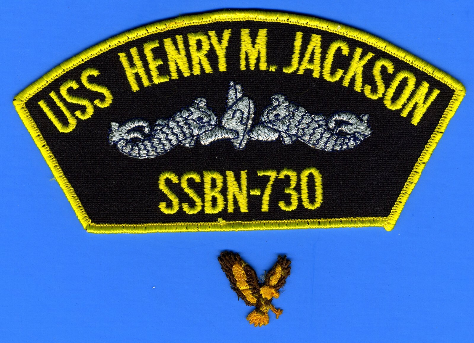 USS Henry M. Jackson SSBN-730 Patch 6 1/4" Wide x 3" High | eBay