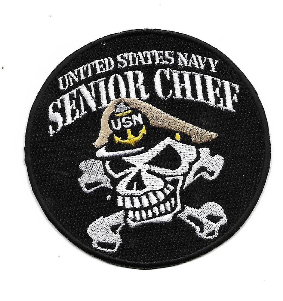 Navy Senior Chief Skull