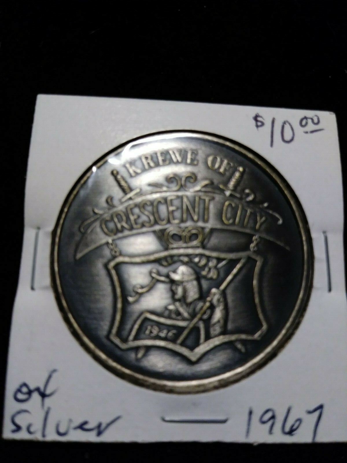 1967 Crescent City Ox Silver Doubloon - Mardi Gras | eBay