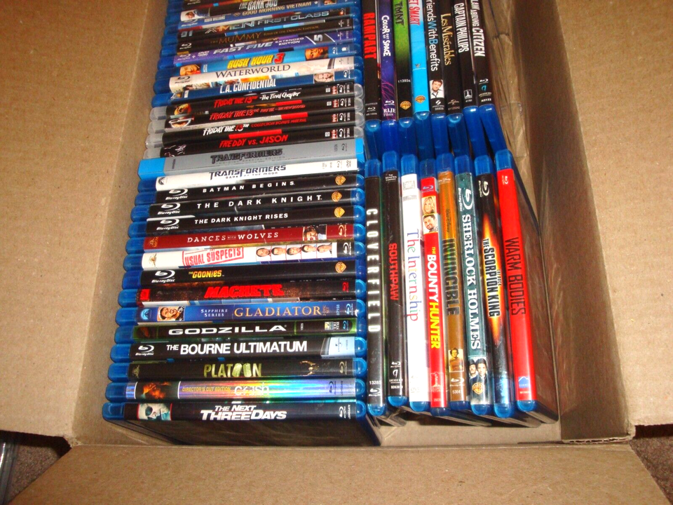 *47* Blu-Ray Movie Lot *Like New* Diff Genres *NO DVD'S or DIGITAL ...
