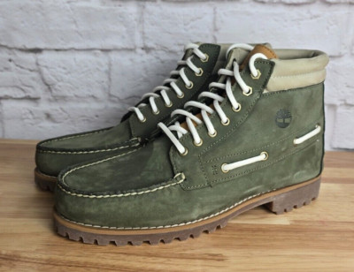 Timberland Authentic Chukka TB0A5P6V991 Dark Green Nubuck Men's NEW IN ...