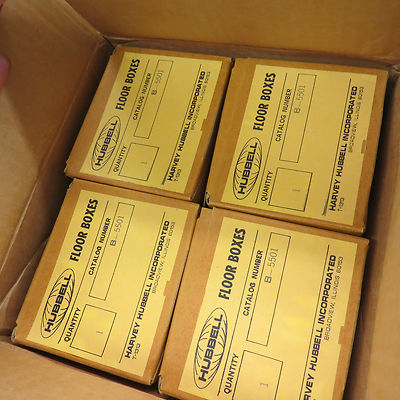 Boxes & Enclosures - Hubbell Floor Box