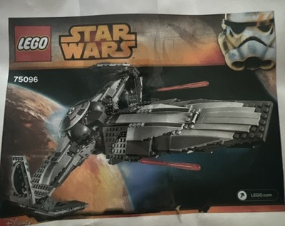 LEGO Star Wars 75096 Sith Infiltrator w/Darth Maul!!! No Box or Manual ...
