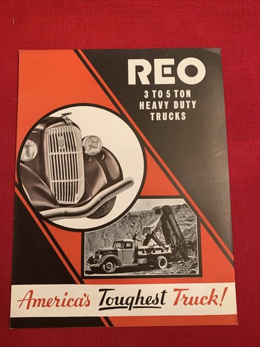Original vintage brochure REO TRUCKS excellent | eBay