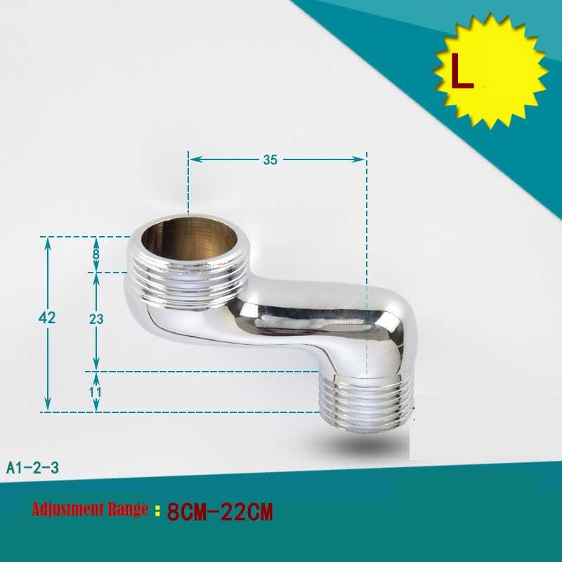 Eccentric Tap Reducer Dog Legs Bath Shower Connector Male Reducer BSP1 ...