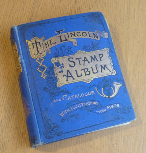 WORLDWIDE valuable early stamp collection in 1897 Lincoln album, many ...