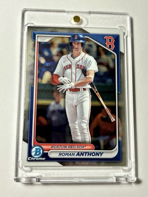 Roman Anthony 2024 Bowman Chrome ROOKIE CARD RC RED SOX CALL UP 2025 ...