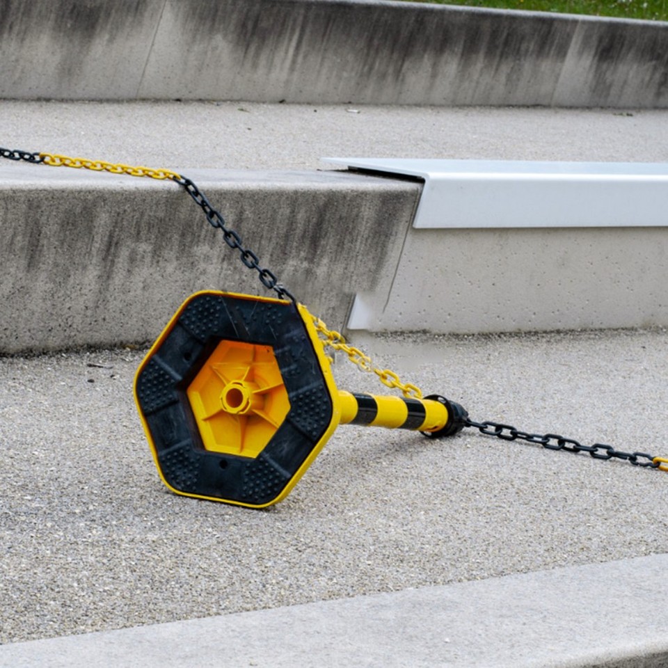 Heavy Duty Barricade Chain Industrial-safety-chain-barriers Links ...