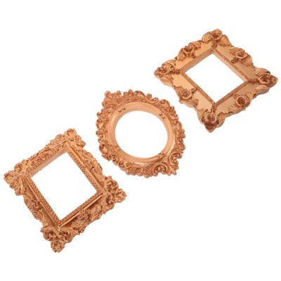 3PCS Antique Small Photo Frame - 3 Styles Tiny Vintage Mini Picture ...