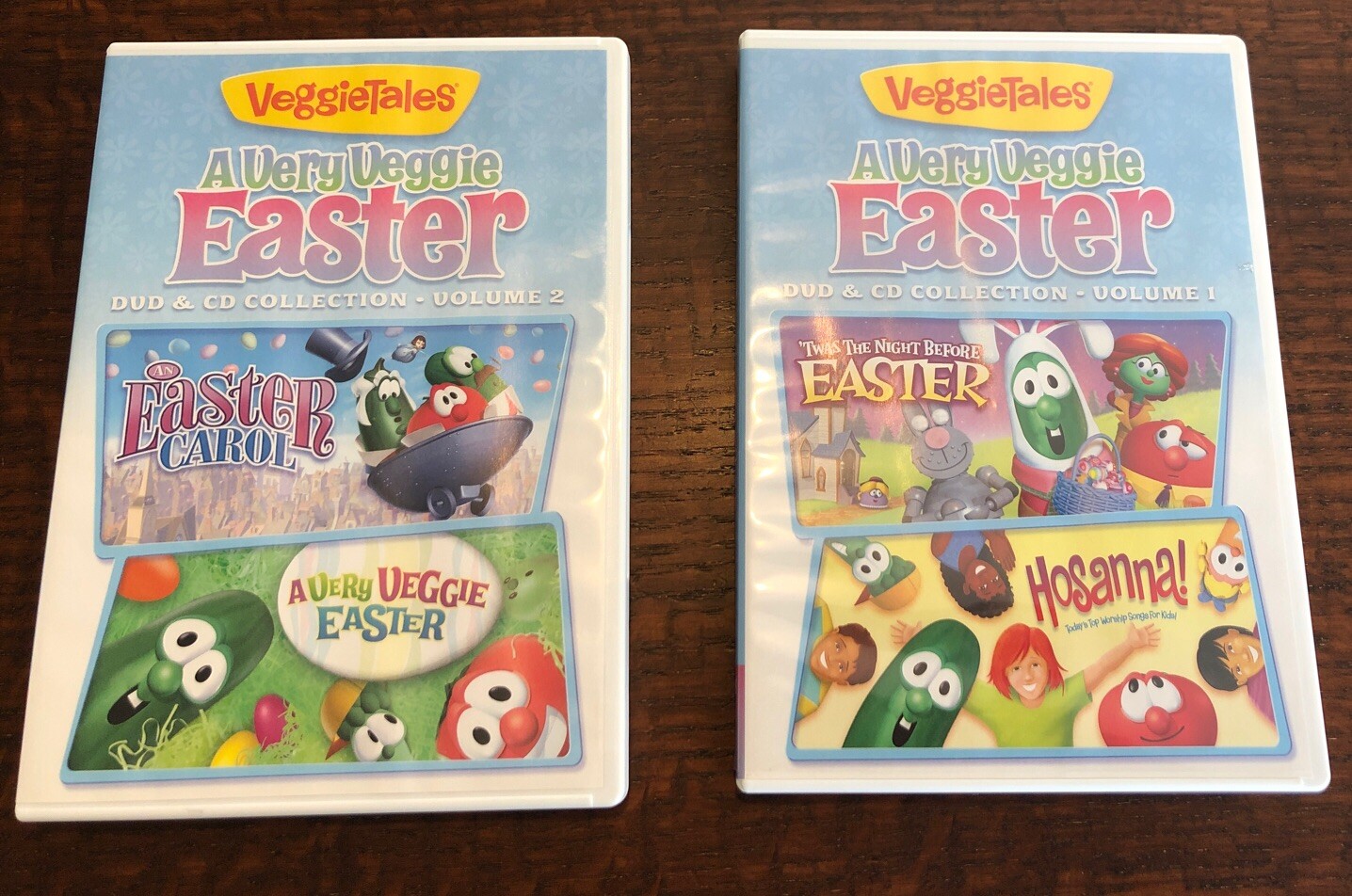 Veggie Tales A Very Veggie Easter Collection VOLUMES 2 DVD 2 CD Set ...
