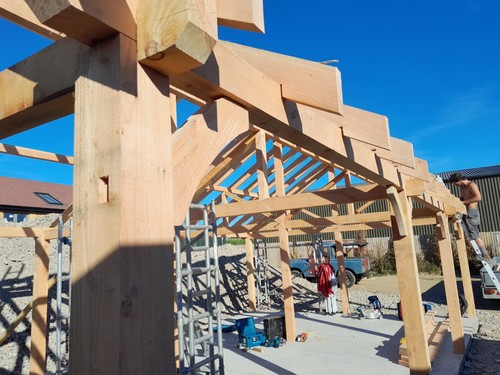 Sawn Douglas Fir Timber - posts, beams, battens, boards, cladding and ...