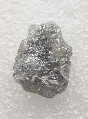 3.45 Ct,Natural Rough Diamond Grey Rough Diamond Uncut Raw Rough ...