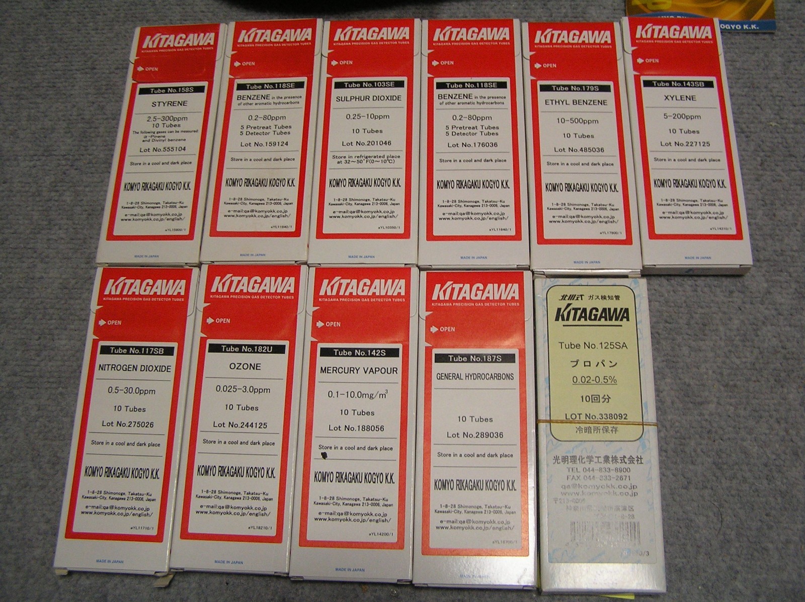 Kitagawa AP - 20 Gas Aspirating Pump, 11 boxes detector tubes | eBay ...