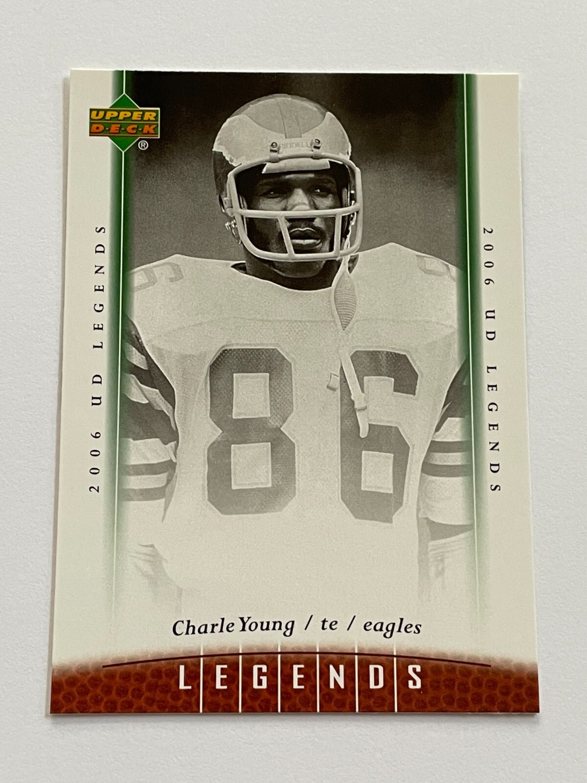 2006 Upper Deck Legends Football #67 - Charle Young - Philadelphia ...