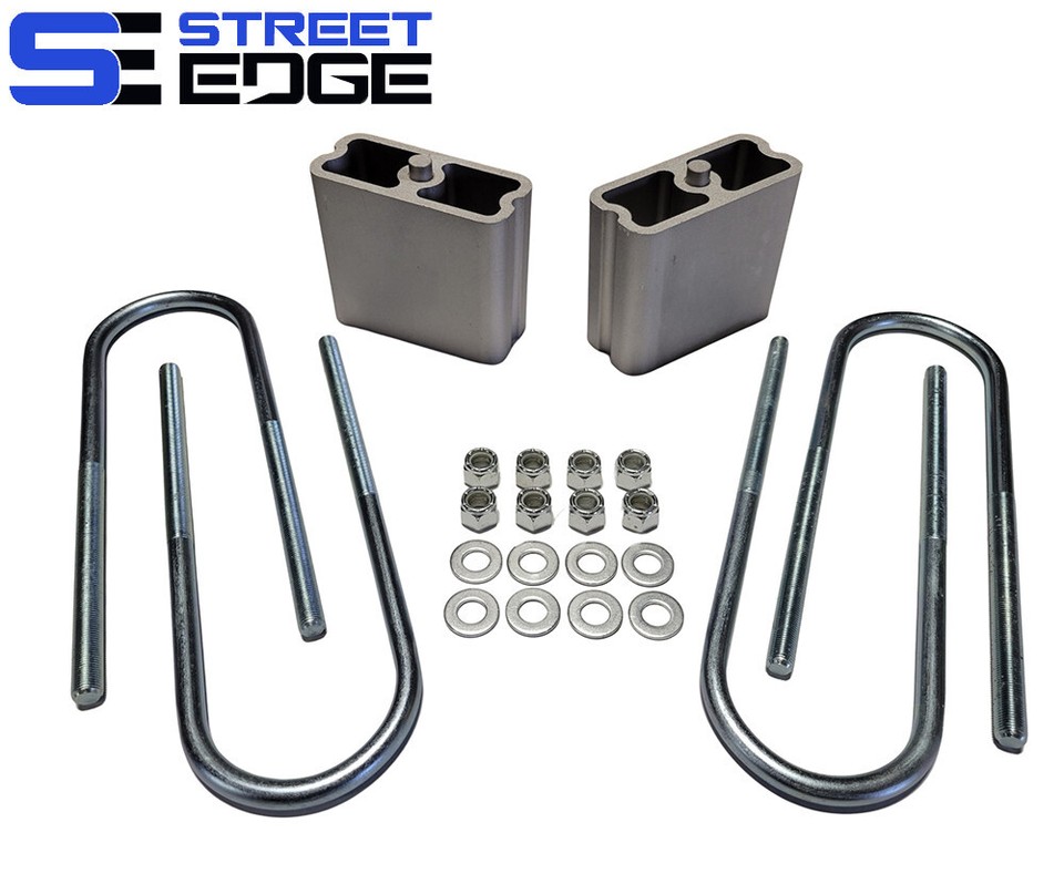 Street Edge 4" Tapered Lowering Blocks for 82-04 S10/Sonoma/S15/Blazer ...
