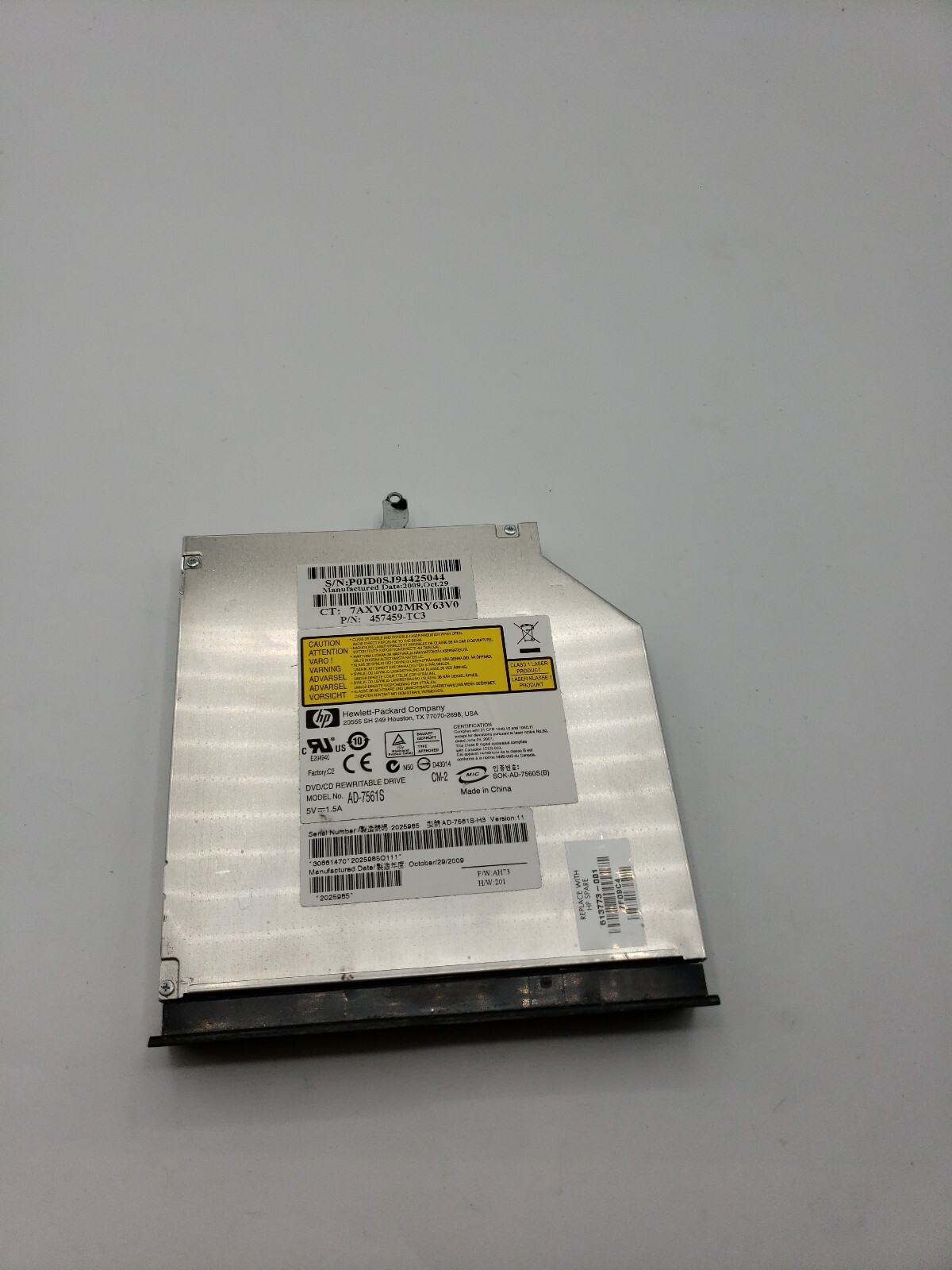 HP Pavilion G71-340US 8X DVD±RW SATA Burner Drive GT20L 513773-001 ...