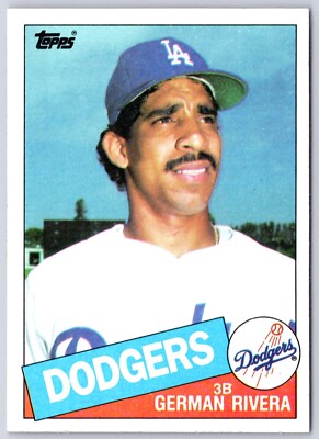 GERMAN RIVERA 1985 TOPPS 85 NO 626 NRMINT+ 33521 | eBay