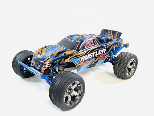 Traxxas Rustler Vxl 2wd Roller Slider 1/10 Chassis Rc Truck With ...
