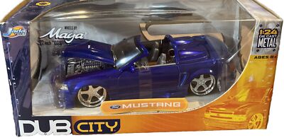Jada Dub City 1:24 Ford Mustang Blue Die-cast NIB | eBay