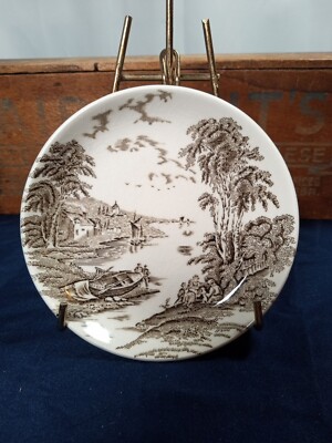 Myott China, Staffordshire Ware England — Coaster — LAKESIDE Pattern ...