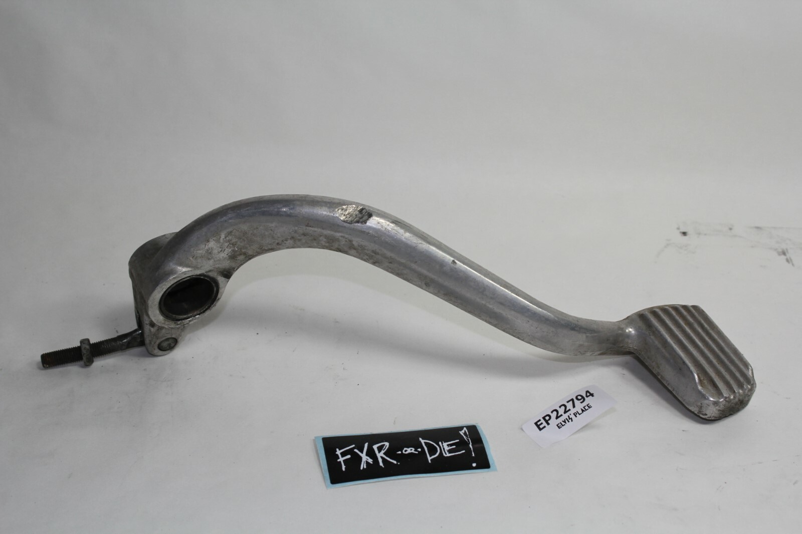 FXR mid foot controls brake pedal 40914-82 KAE + rod FXLR Harley FXRT ...