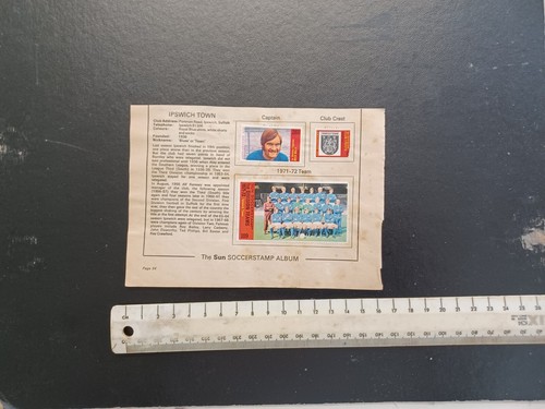 Football Cards - EVERTON + IPSWICH TOWN - 1971/72 - Sun Soccerstamps ...