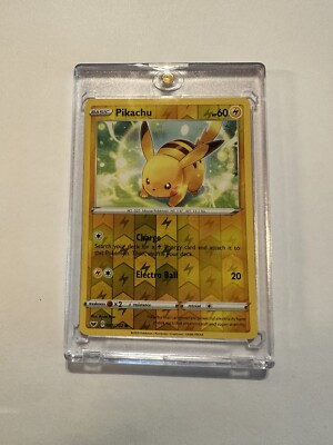 Pikachu Basic HP60 Lightning Holo #65/202 Pokemon 2020 Card | eBay