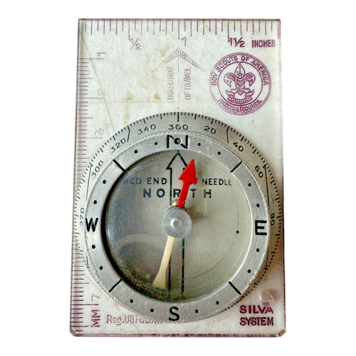 Vintage Boy Scouts of America BSA Silva System Compass - Made in USA | eBay