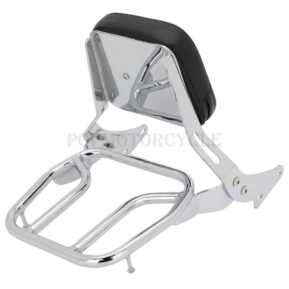 Backrest Sissy Bar Luggage Rack for Triumph Bonneville T100 T120 ...