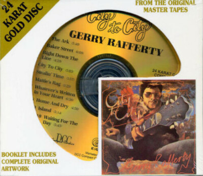 Gerry Rafferty ‎– City To City (1995) DCC ‎– GZS-1075 Gold CD NEW 24kt ...