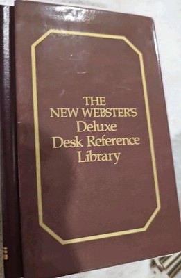 The New Webster s Deluxe Desk Reference Library• 5 Hardcover Volumes w ...