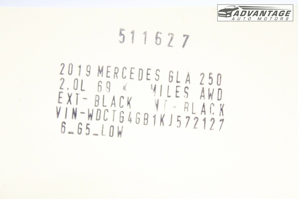 2015-2025 MERCEDES GLA250 FRONT LEFT OR RIGHT SIDE DOOR REGULATOR PLUG ...