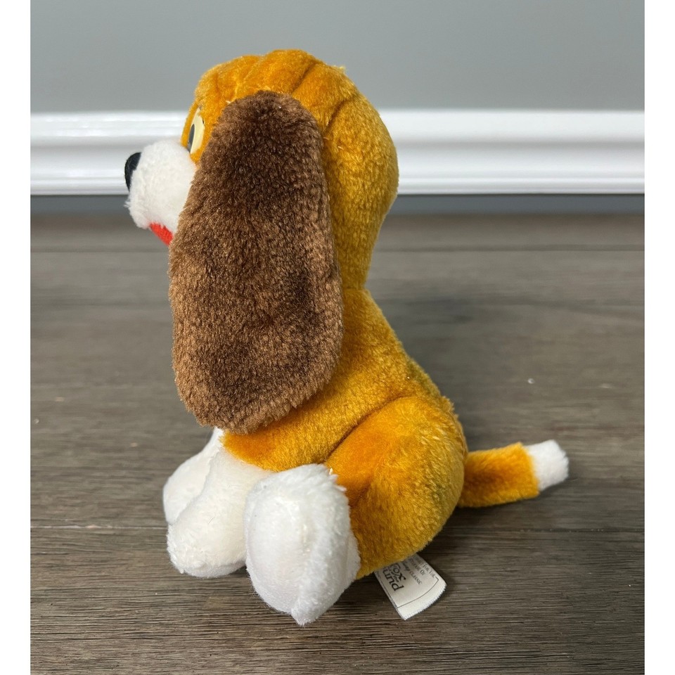 Vintage Disney Fox and the Hound COOPER Plush Dog Stuffed Animal Puppy ...