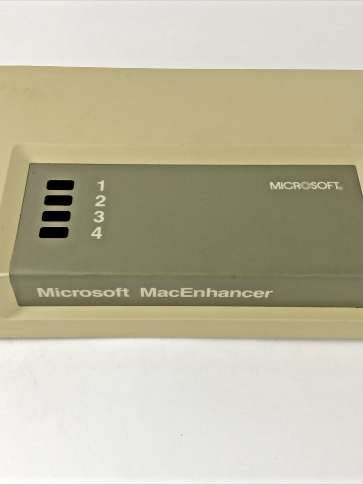 Microsoft MacEnhancer for Apple Macintosh Plus Serial #502138 Vintage ...