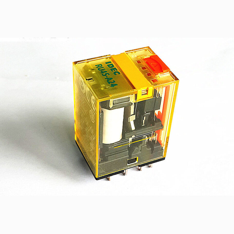 10Pcs/box NEW FOR IDEC Intermediate Relay RU4S-A24 AC24V 6A 14 Feet ...
